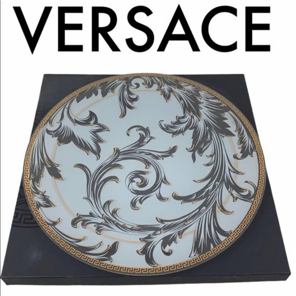 Versace | Dining | Versace Large Platter Serving Plate Arabesque | Poshmark